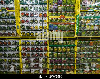 Burpee Seeds and Plants Retail Display and Trademark Logo Stock Photo ...