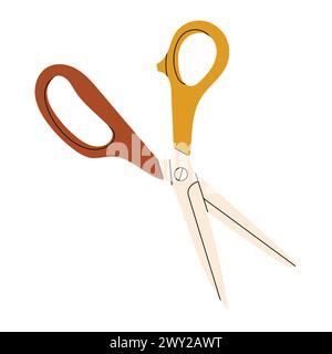 Cartoon scissors with metal blades Stock Vector Image & Art - Alamy