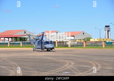 The 908th Airlift Wing’s first MH-139A Grey Wolf Helicopter arrived at ...