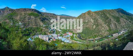 Landscape of Debed canyon and Sanahin village in Armenia Stock Photo ...