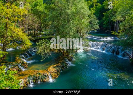 Great Una Waterfalls in Bosnia and Herzegovina Stock Photo - Alamy