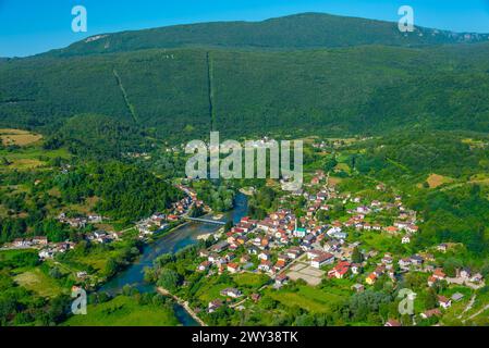 Old Town Ostrovica and Kulen Vakuf in Bosnia and Herzegovina Stock ...