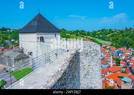The castle of Tesanj in Bosnia and Herzegovina Stock Photo - Alamy