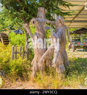 Rural family standing under a tree, India Stock Photo - Alamy