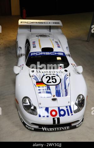 Deutsches Automuseum Langenburg, White Porsche racing car with ...
