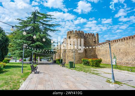 Telavi fortress and King Erekle II Palace in telavi, Georgia Stock ...