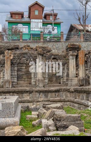 Avantisvamin temple, 9th century, Awantipora, Kashmir, India Stock ...