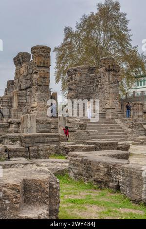 Avantisvamin temple, 9th century, Awantipora, Kashmir, India Stock ...