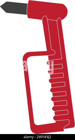 Emergency Hammer Break Glass Window Shatter Escape Exit Black White ...