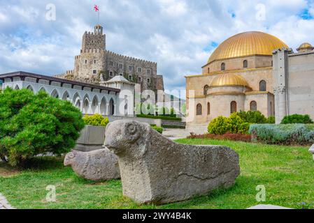 Lomsia castle and Sultan Ahmad Mosque at the Akhaltsikhe (Rabati ...