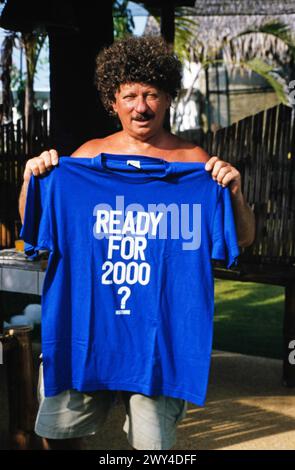 Harry Jeske, Mitgründer und Bassist der Gruppe "Puhdys" in Tubigon auf ...