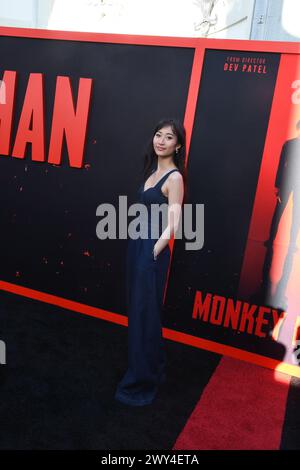 Leenda Dong at the Universal Pictures' MONKEY MAN Los Angeles Premiere ...