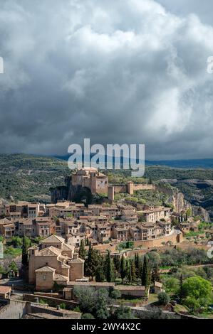 Trip to the Town of Alquezar Spain Stock Photo - Alamy