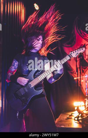 Aarhus, Denmark. 01St, April 2024. The Brazilian death metal band ...