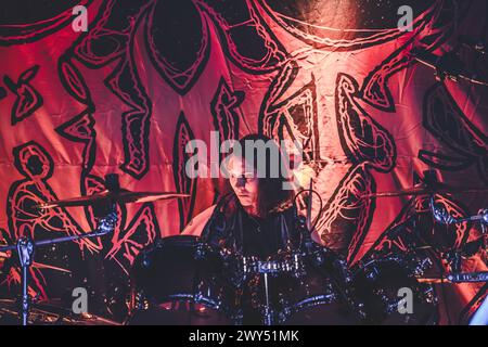 Aarhus, Denmark. 01St, April 2024. The Brazilian death metal band ...