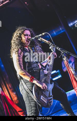 Aarhus, Denmark. 01St, April 2024. The Brazilian death metal band ...