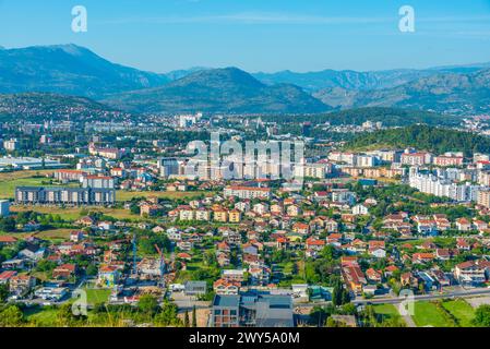 Aerial view of downtown Podgorica in Montenegro Stock Photo - Alamy