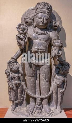 Vishnu, 12th century, stone, Verinag, Sri Pratap Singh Museum, Srinagar ...