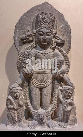 Vishnu, 12th century, stone, Verinag, Sri Pratap Singh Museum, Srinagar ...