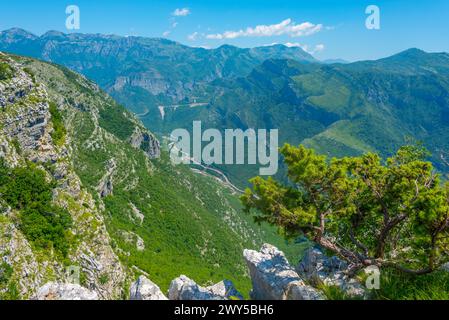 Panorama view of valley of Cemi river in Montenegro Stock Photo - Alamy