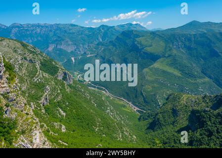 Panorama view of valley of Cemi river in Montenegro Stock Photo - Alamy