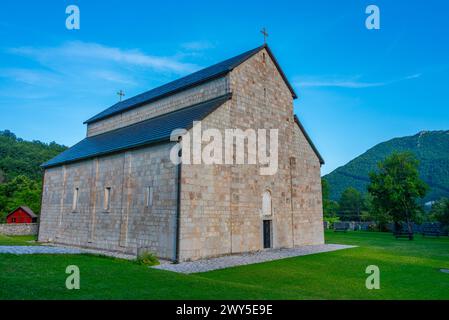 View of piva monastery in Montenegro Stock Photo - Alamy