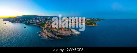 Sunset in Ulcinj coastline, Montenegro Stock Photo - Alamy