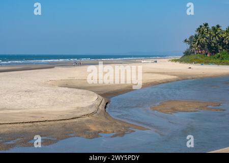 Indien, Goa, Mandrem, Mandrem Beach Stock Photo - Alamy
