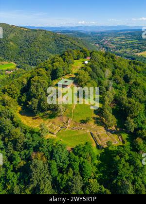 Dacian Fortress Costesti in Orastie mountains in Romania Stock Photo ...