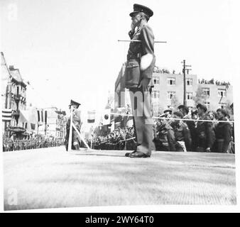 51ST HIGHLAND DIVISION : VICTORY PARADE - General Horrocks taking the ...