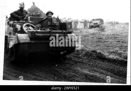 THE 12 CORPS ADVANCE - Infantry moving up. , British Army, 21st Army ...