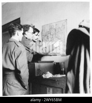 German officers at Oflag 79 in Germany surrender to American forces ...