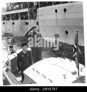 CROWN PRINCE OLAV RETURNS TO NORWAY - Crown Prince Olav addresses the ...