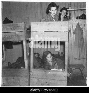The typhus hospital inside Belsen Camp is being cleaned and additional ...