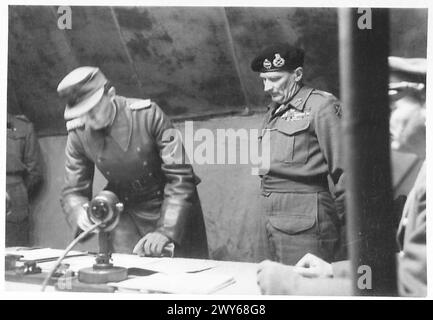 GERMANS CAPITULATE ON BRITISH FRONT - SURRENDER TERMS ARE SIGNED ...