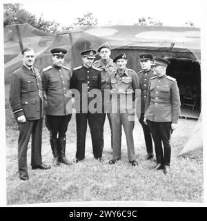 Russian officers, including Vice Admiral Kharlamov, Maj-Gen Vasiliev ...