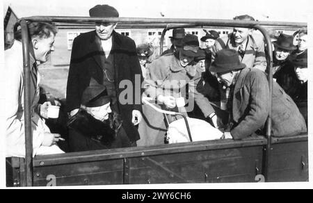DUTCH EVACUEES FROM THE BATTLE AREAS. - Under the mother's watchful eye ...