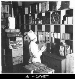 THE "VATEL TOUCH" TO ARMY RATIONS - Dehydrated potatoes are poured into ...