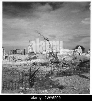 CALAIS RETURNS TO LIFE. - General view of Calais from the dock area ...