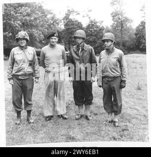 General Montgomery meets American generals: General Robertson (2nd ...