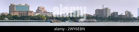 India, Kolkata, city riverfront panorama Stock Photo - Alamy