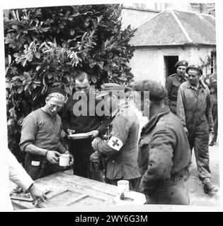 AN ADVANCE DRESSING STATION IN AN ABBEY - Views of L'Abbaye Mondaye. No ...