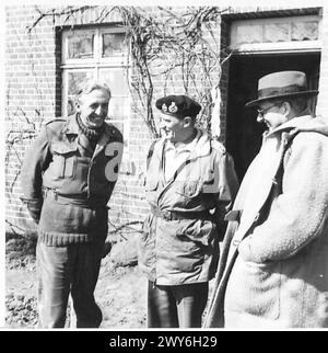 Sir James Grigg and Lieutenant General M.C. Dempsey are photographed ...