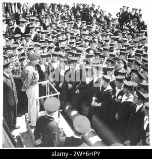 GENERAL MONTGOMERY VISITS HMS RODNEY - Captain the Hon. H.O.Fitzroy, RN ...