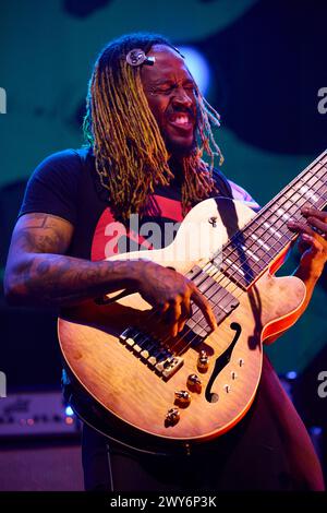 London, United Kingdom. 3rd Apr 2024. American musician Thundercat (aka ...