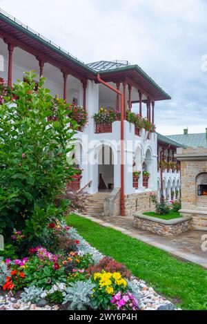 Agapia monastery during a cloudy day in Romania Stock Photo - Alamy
