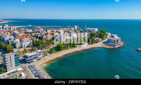 Aerial view of Constanta city - Romania, drone view Stock Photo - Alamy