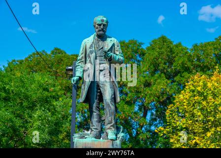 Statue of Josip Pancic in Belgrade, Serbia Stock Photo - Alamy