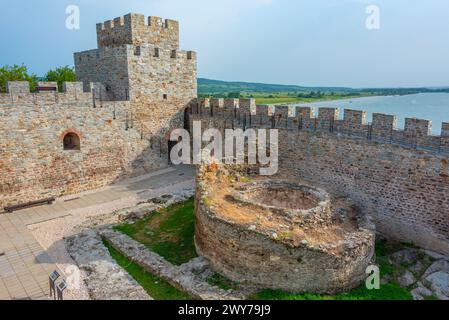 Ram fortress overlooking Danube at the border with Romania Stock Photo ...