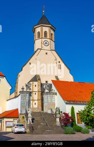 Basilica of the Virgin of Mercy at Ptujska Gora in Slovenia Stock Photo ...